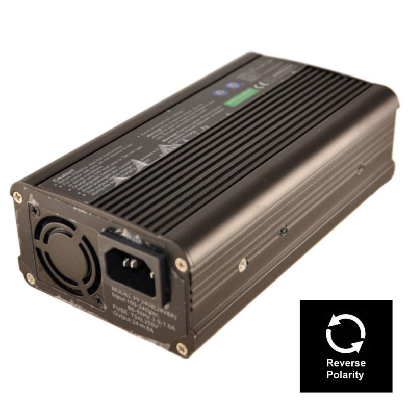 24V 8 Amp (Reverse Polarity/TGA) Black Box Battery Charger - Wholesaler ...