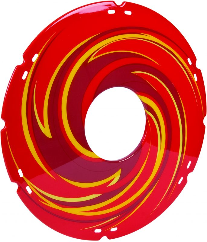 20" Red Swirl Decal Spoke Protector (Pair) - Wholesaler & distributor ...